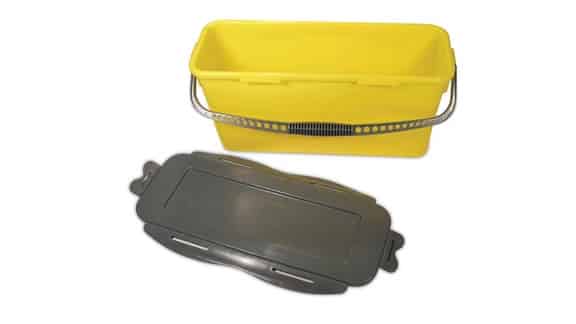 HYGEN™ MICROFIBER CHARGING BUCKET WITH SIEVE, YELLOW