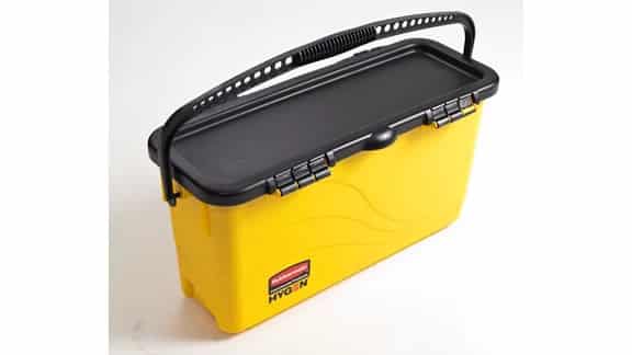 HYGEN™ MICROFIBER CHARGING BUCKET WITH SIEVE, YELLOW